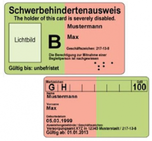 Behindertenausweis